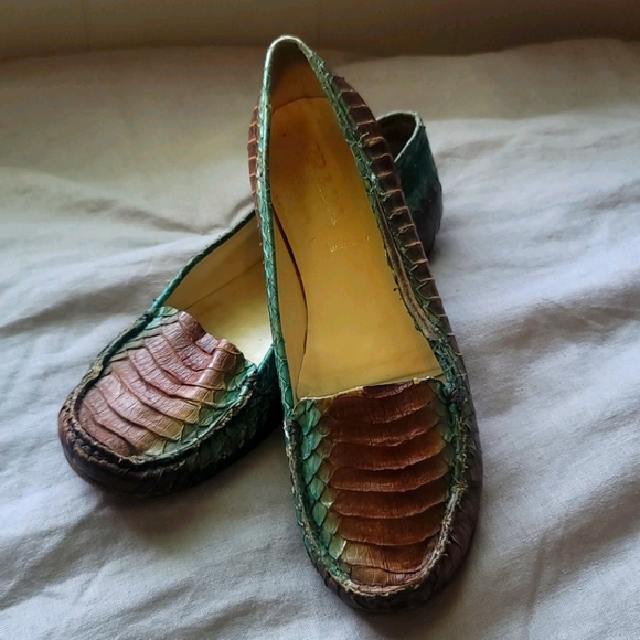Prada | Shoes | Prada Python Snakeskin Loafer 355 | Poshmark
